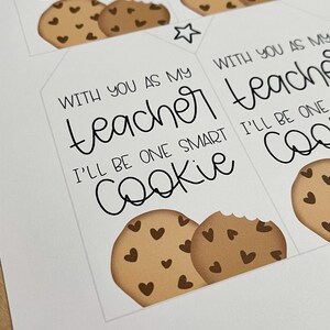 With You as My Teacher I'll Be One Smart Cookie- Back to School | Back ...
