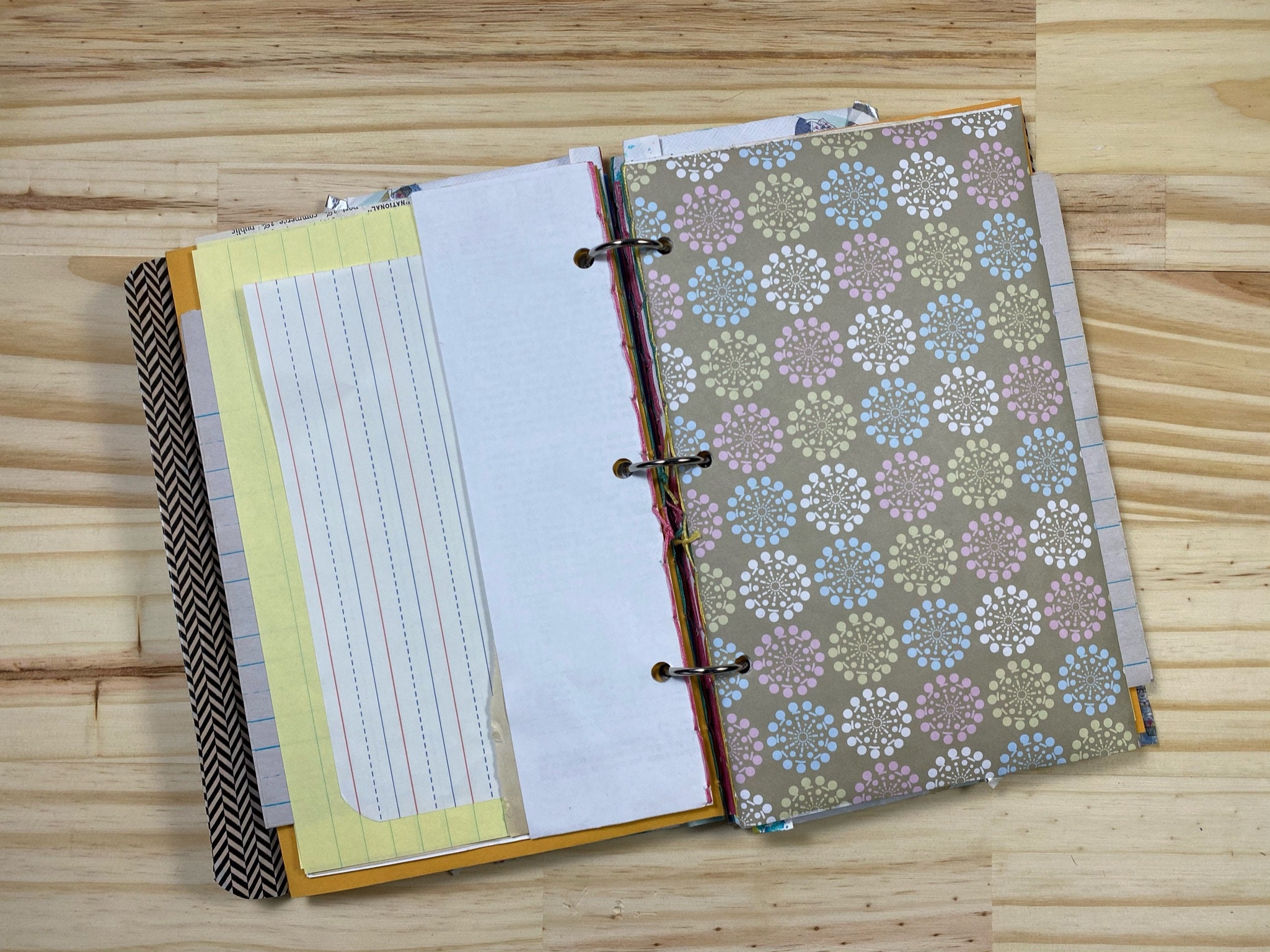 Three Ring Notebook Journal Planner Monthly Weekly Daily Etsy three-ring-notebook-journal-planner-monthly-weekly-daily-etsy