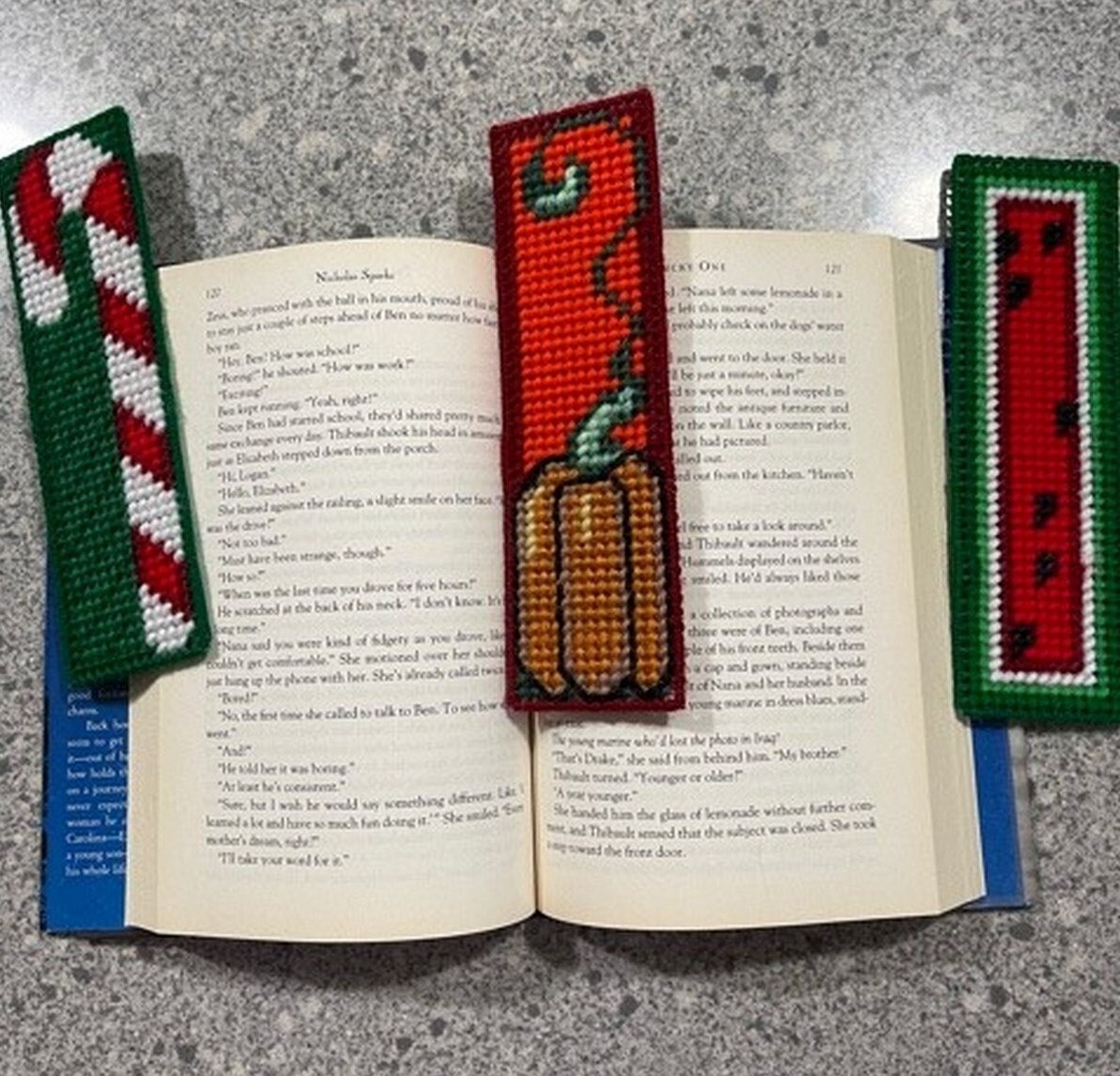 Handmade Plastic Canvas Bookmarks - Etsy