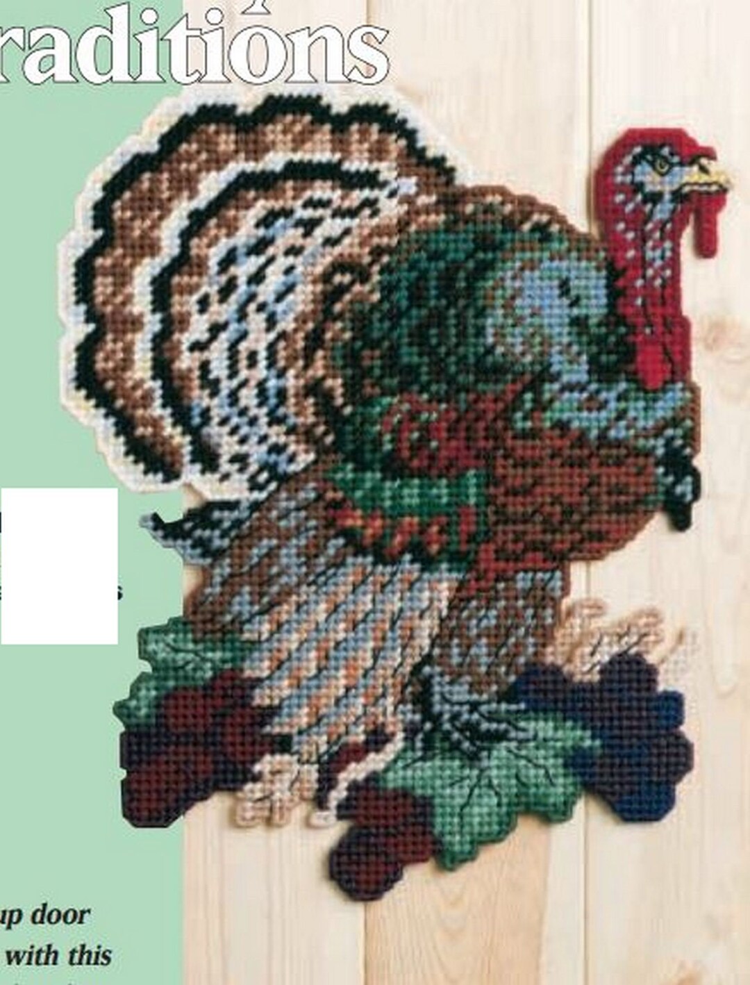 Plastic Canvas Digital PDF Pattern Holiday Traditions Turkey Wall ...