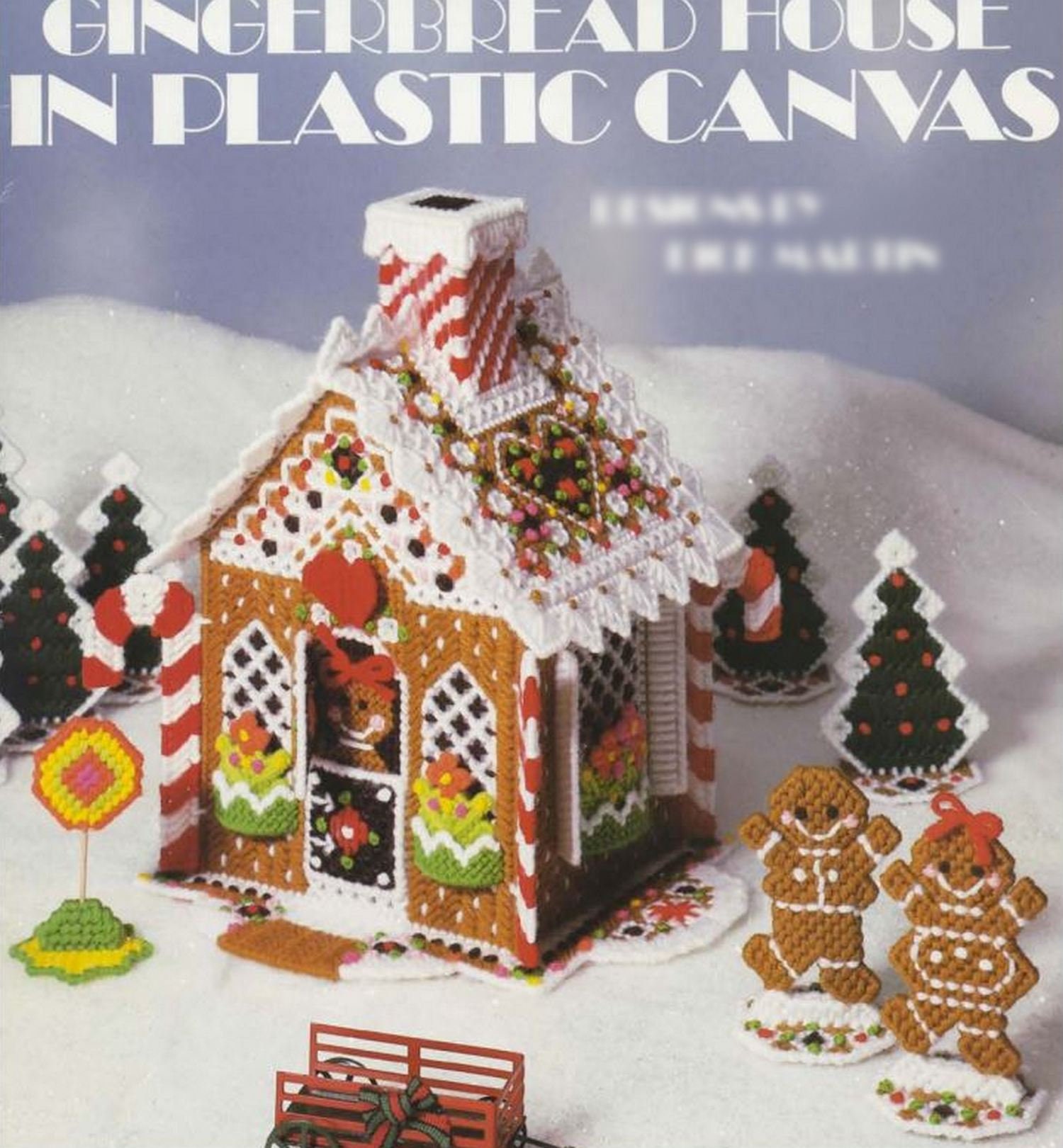 Plastic Canvas Digital PDF Pattern Christmas Gingerbread House - Etsy