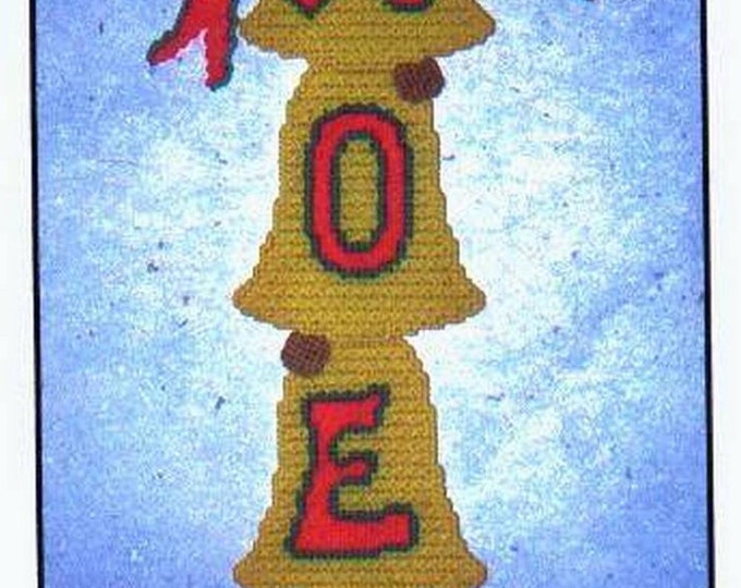Plastic Canvas Digital PDF Pattern Christmas Bells Wall or - Etsy