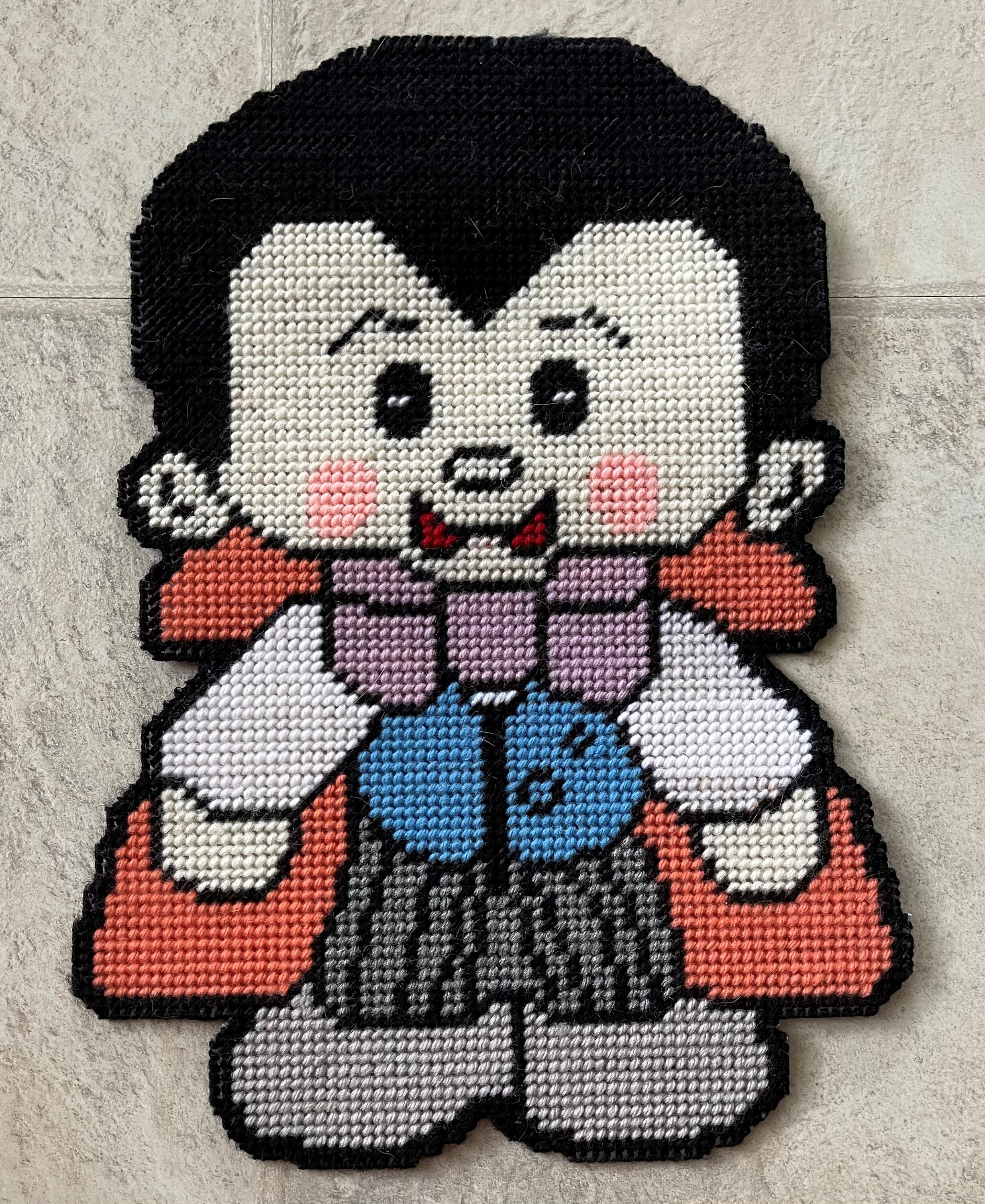Plastic Canvas Digital PDF My Design Pattern Boy Vamp Halloween 7 Count ...