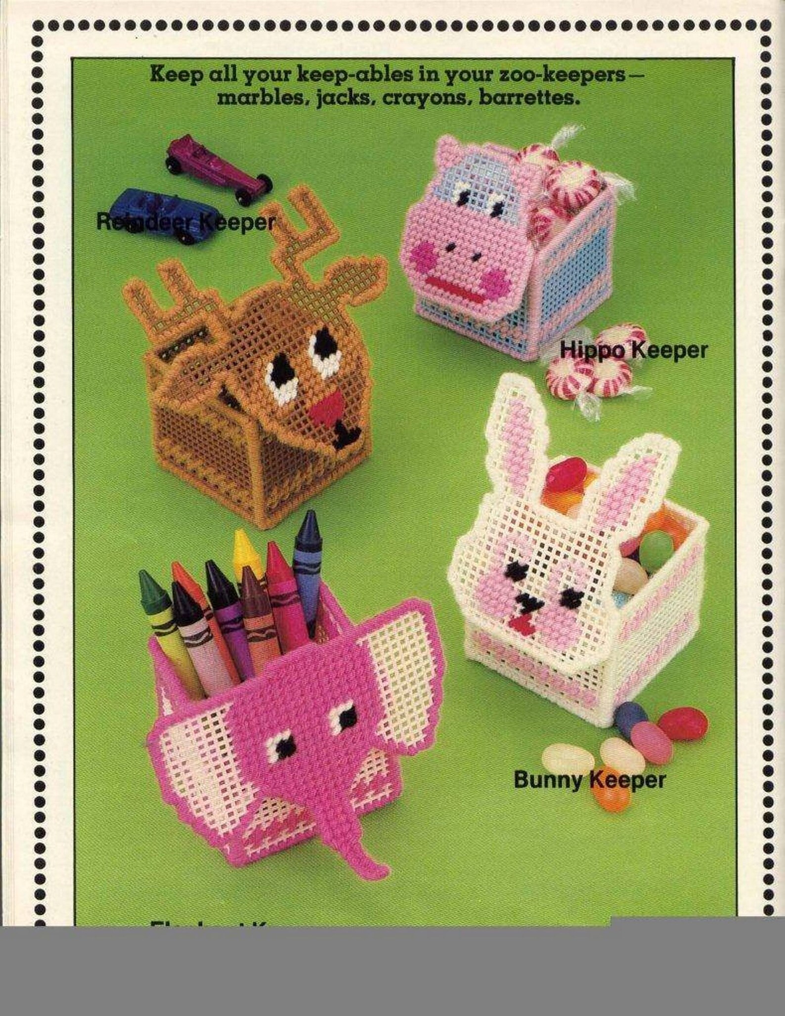 Plastic Canvas PDF Pattern Leaflet Kids Can Stitch - Etsy
