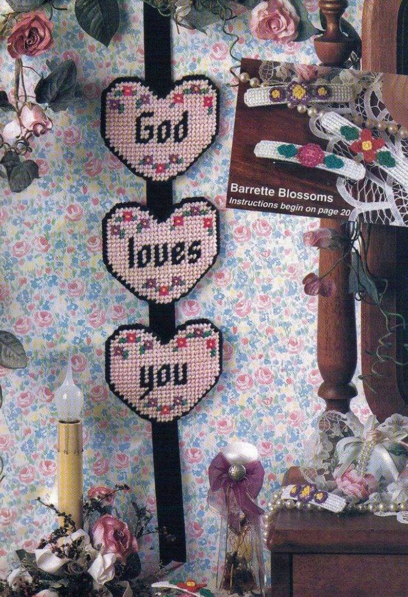 Plastic Canvas Digital PDF Pattern God Loves You - Etsy