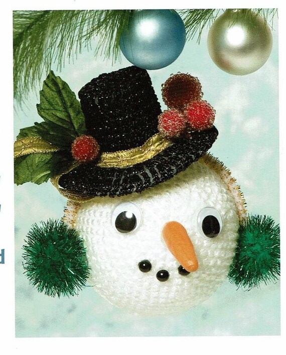 Plastic Canvas Digital PDF Pattern Christmas Festive Snowman - Etsy