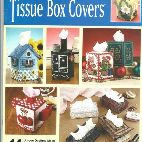 PATTERN: Daisy Tissue Box Cover in Plastic Canvas - Etsy