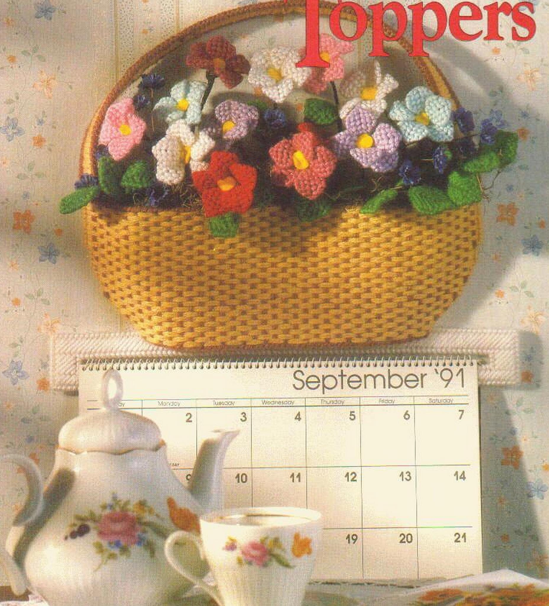 Plastic Canvas Digital PDF Pattern Calendar Toppers - Etsy