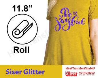 Hot Pink Glitter HTV, Pink Glitter Htv, 1 12x20 Hot Pink Siser Glitter ...