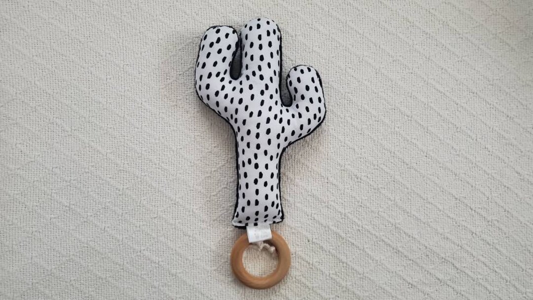 YUMA | Cactus Baby Rattle Teether Toy, Baby Rattle, Cactus Teether ...