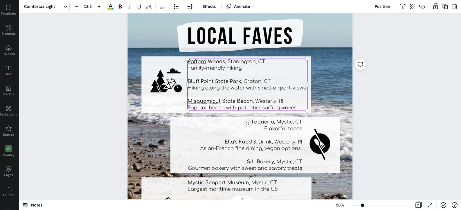 Printable Template: Travel Guide, Best Local Activities, Food, Shopping ...