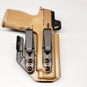 P365 XL IWB Holster With Tuckable Clips and Concealment Wing - Etsy