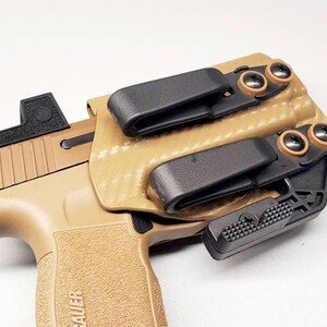 P365 XL IWB Holster With Tuckable Clips and Concealment Wing - Etsy