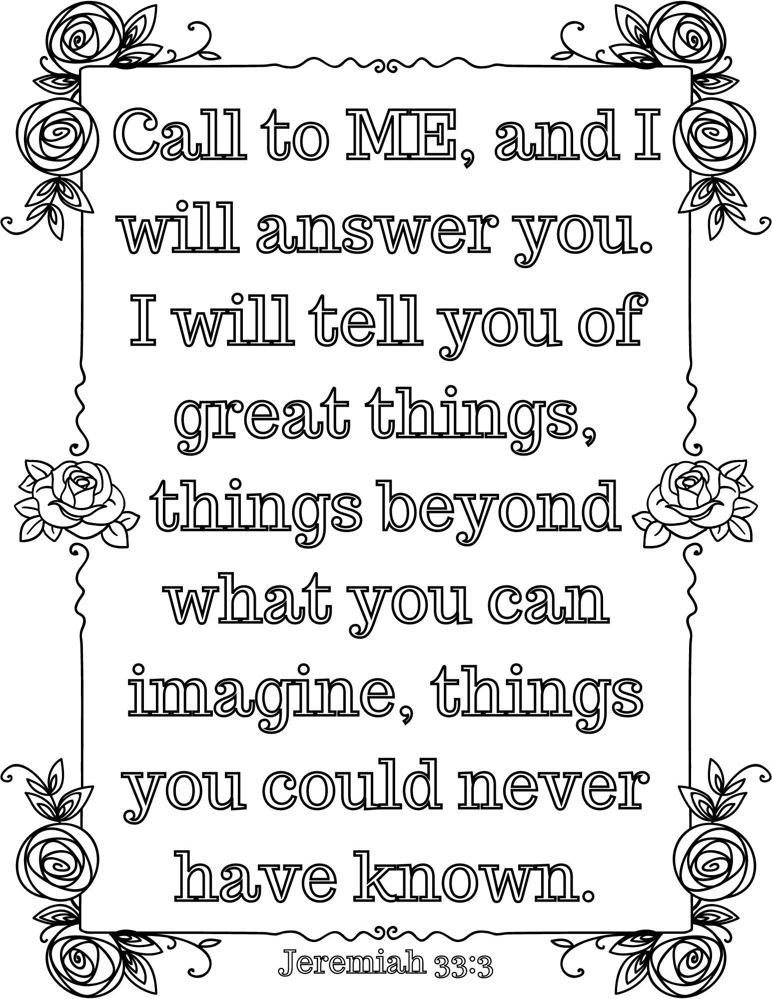 A.S.K.S 31 Encouraging Bible Verse Coloring Pages A 31-page Digital ...