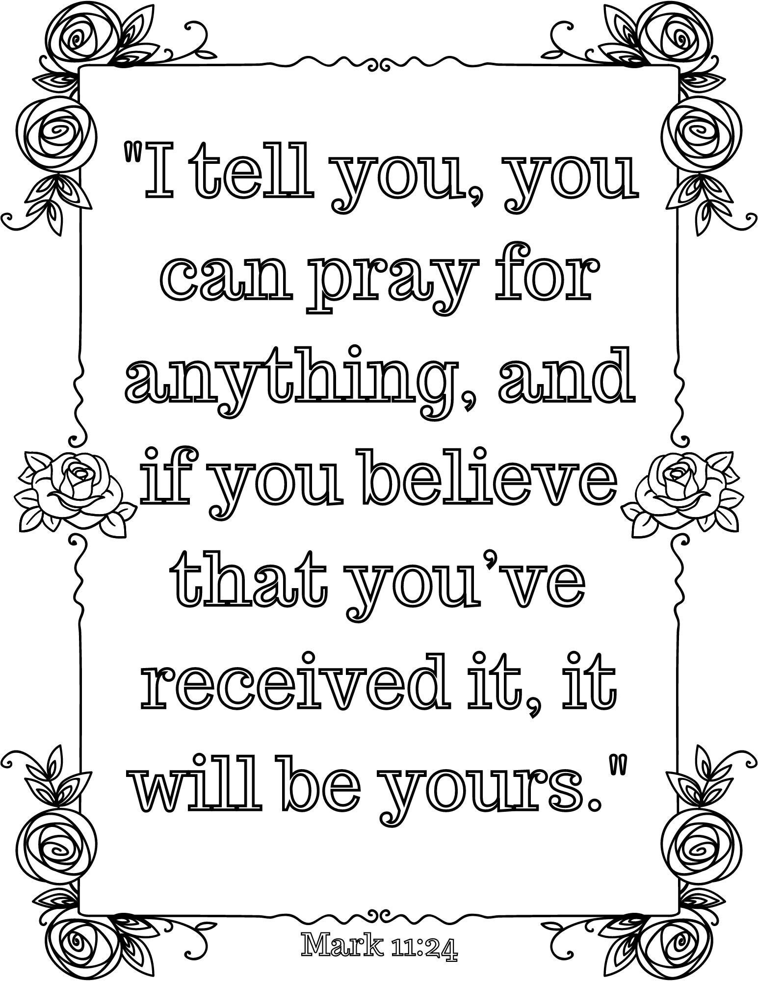 A.S.K.S 31 Encouraging Bible Verse Coloring Pages A 31-page Digital ...
