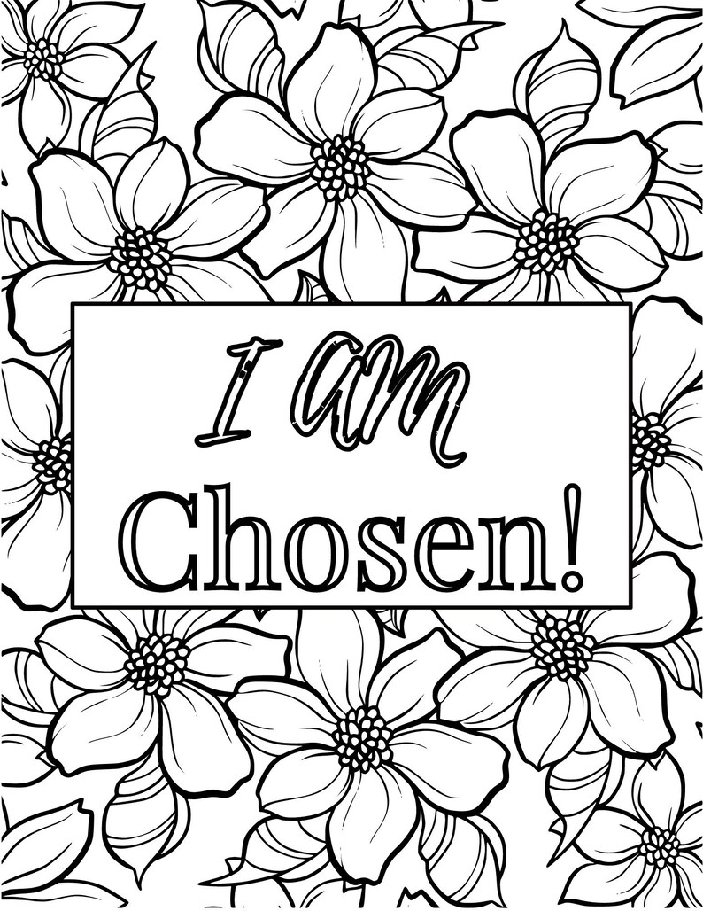 A.S.-K.S - "i Am" Positive Affirmation Digital Coloring Pages - (35 ...