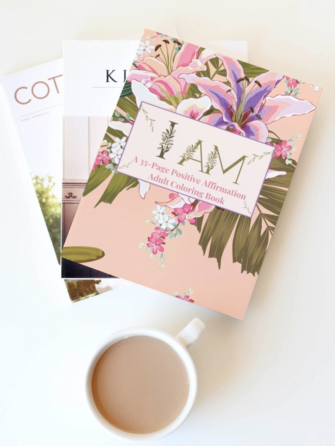 A.S..K.S. i Am Positive Affirmation Coloring Book color and Meditate on ...