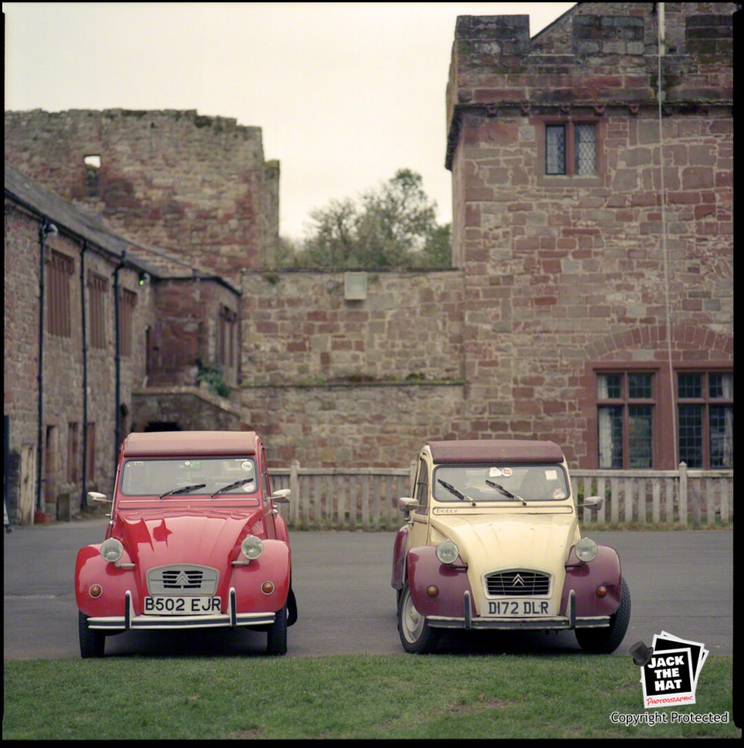 Twin Girls Citroen 2CV Photograph by Pro Photographer. Decorative ...