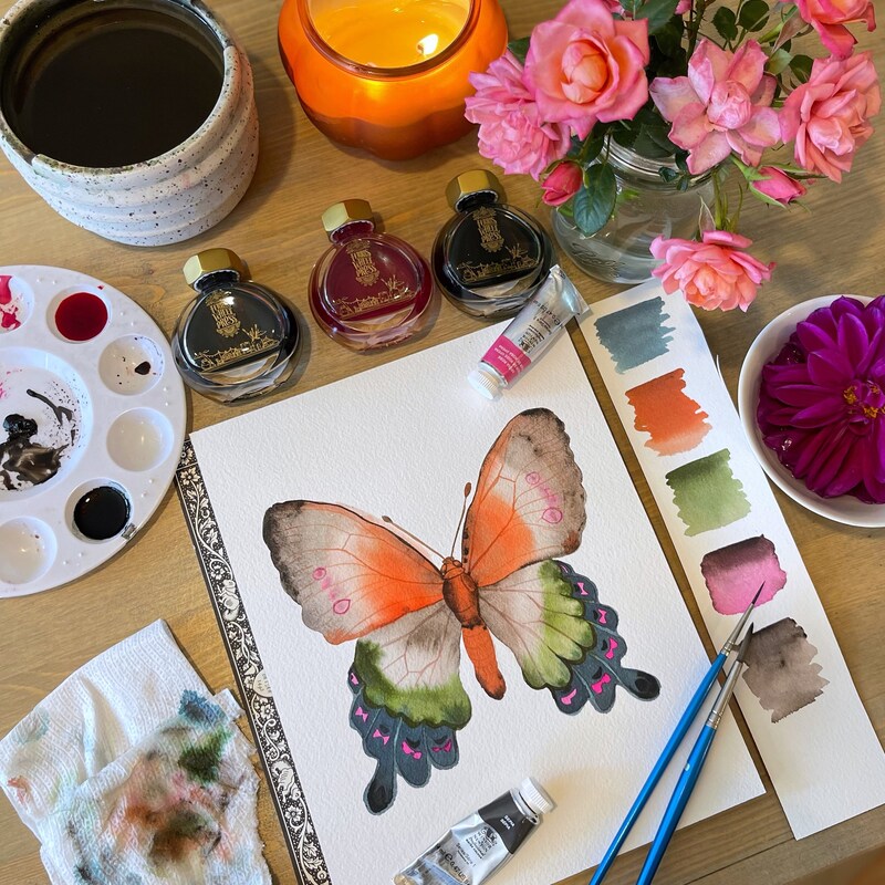 Ink Butterfly - Etsy