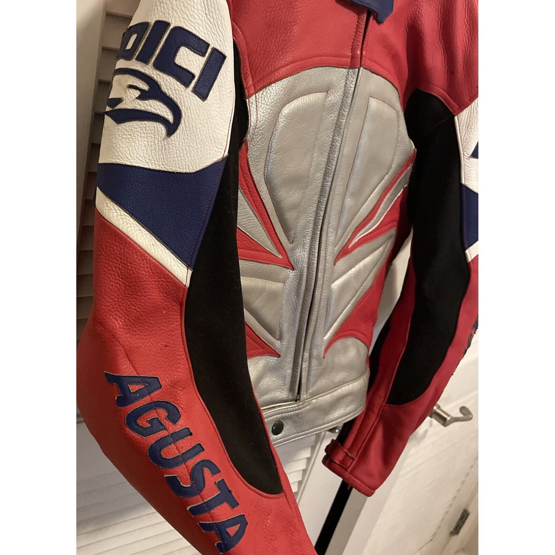 MV Agusta Motorcycle Leather Jacket Size Europe 54 US XL Red - Etsy