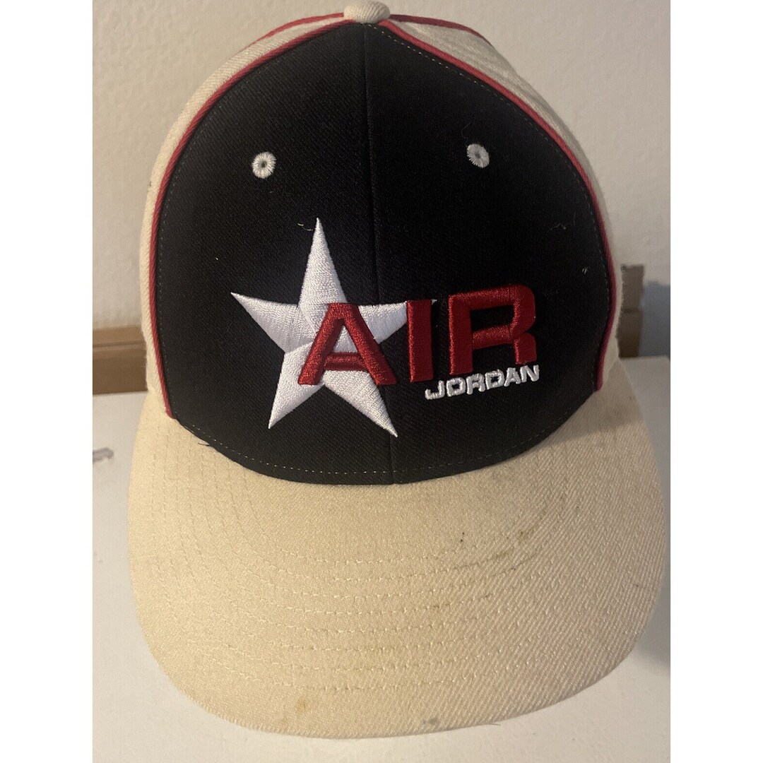 Vintage Rare Air Jordan Hat Embroidered Size 7 1/8” - Etsy