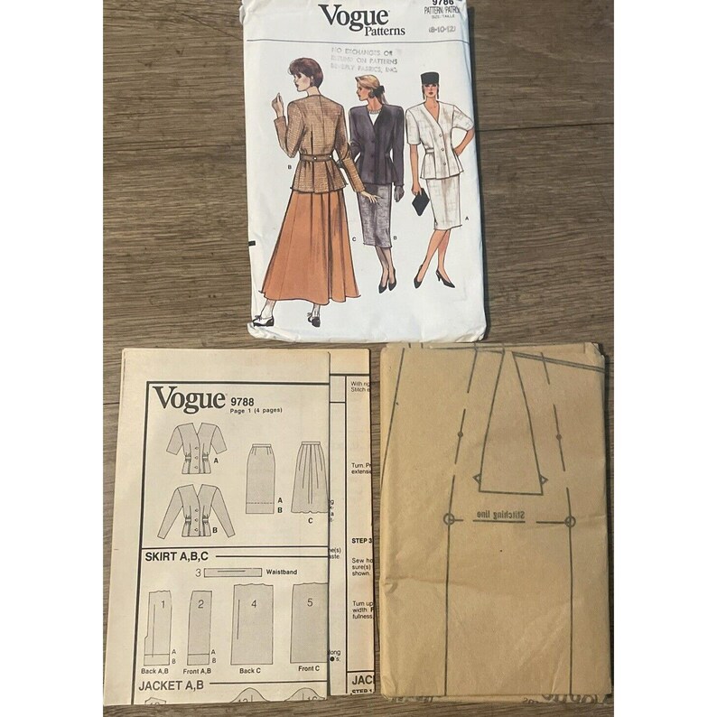 Lot of 13 Vintage Vogue Sewing Patterns Mixed Sizes Uncut - Etsy