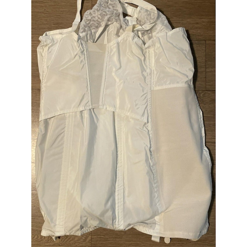 VTG Sears Under Fashions Corselette Corset Open Bottom 6 Garter Girdle ...