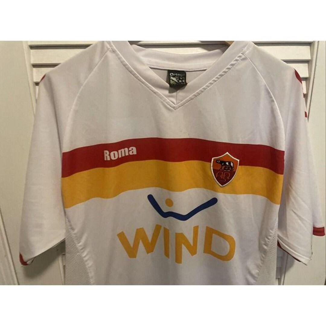 AS Roma ASR Jersey Shirt Away Wind Italia Ortega Soccer Atletico 6 CPS ...