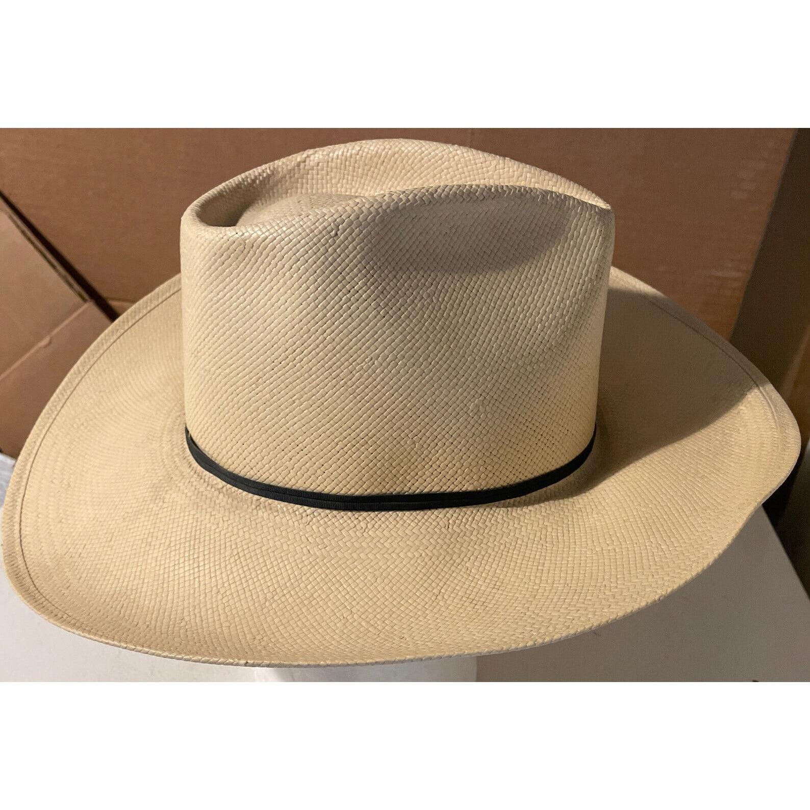 Vintage Stockman Resistol Ringo Straw Cowboy Hat W/feather 7 1/4 - Etsy