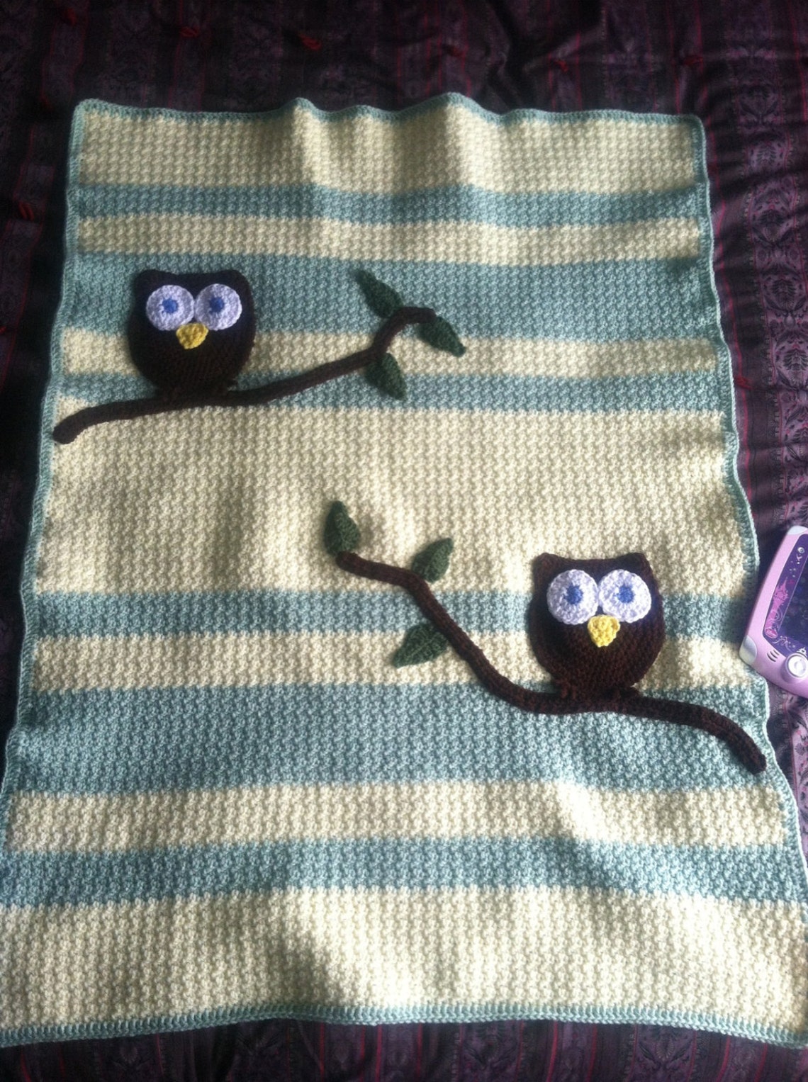 Crochet Owl Baby Blanket Pattern | Etsy