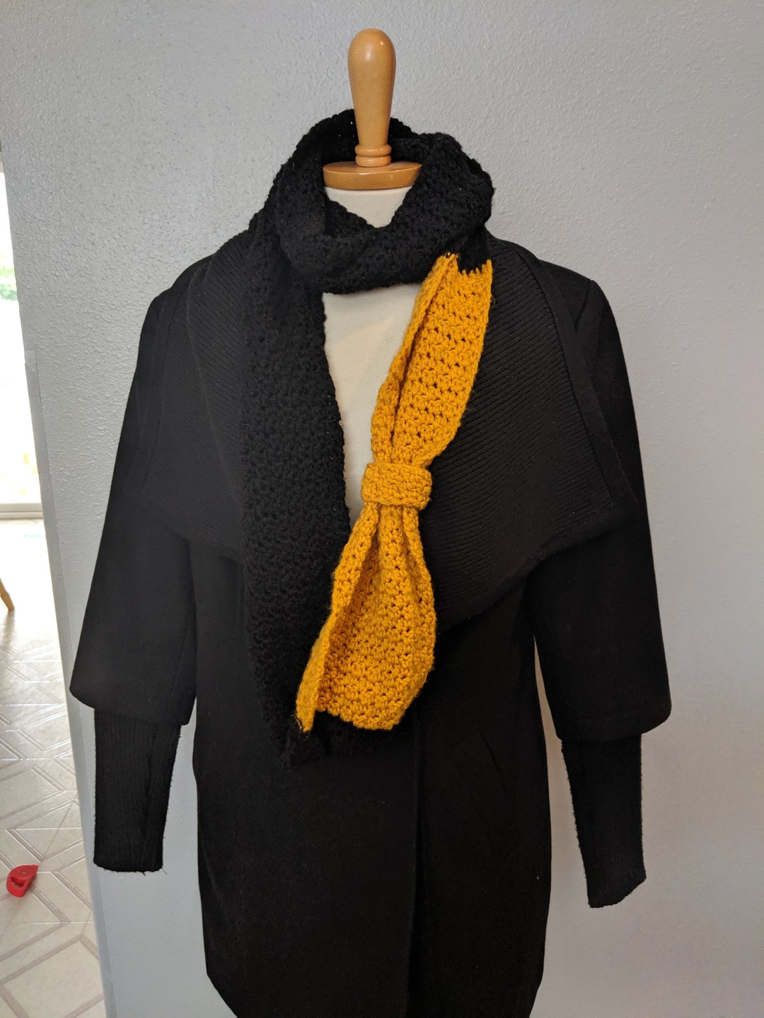 Crochet Pattern for Bow Infinity Scarf - Etsy