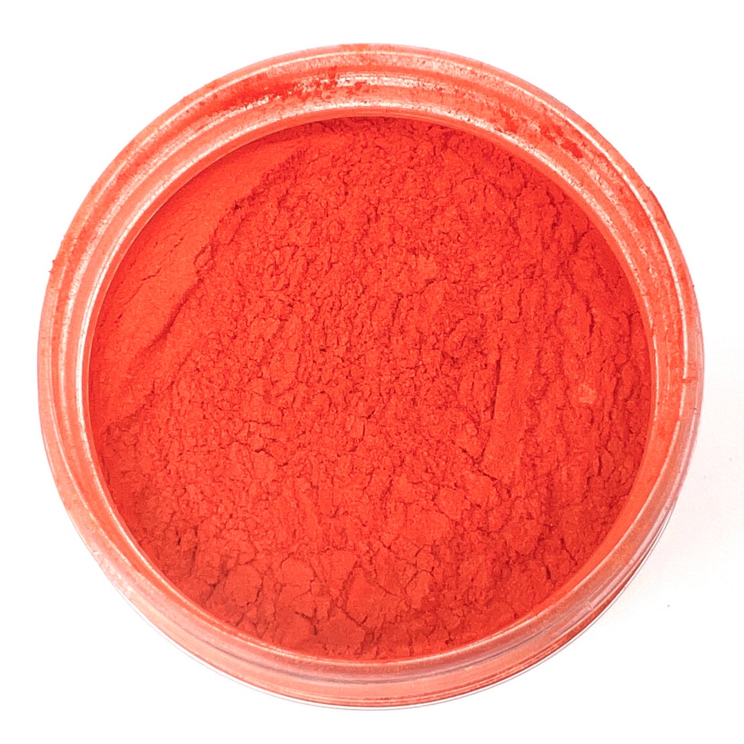 1 Oz. Jar - Sunset Orange Mica Color Pigment Powder (shimmer) - for ...
