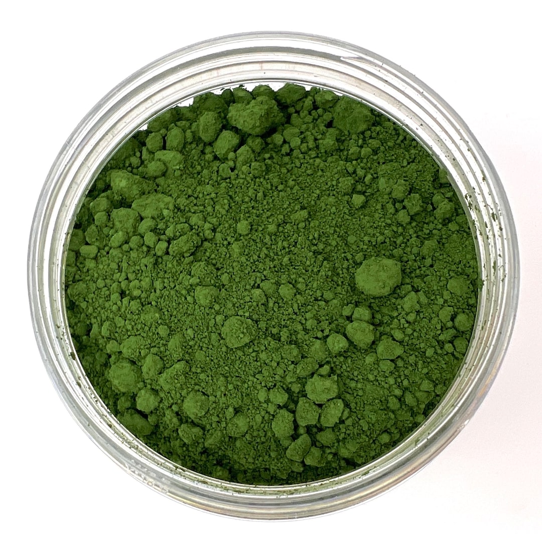 1 Oz. Jar - Chromium Green Oxide Color Pigment Powder (matte) - Etsy
