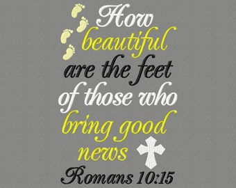 Romans 10 15 | Etsy