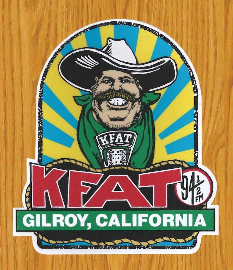Original Design KFAT Radio Bumper Sticker - Etsy