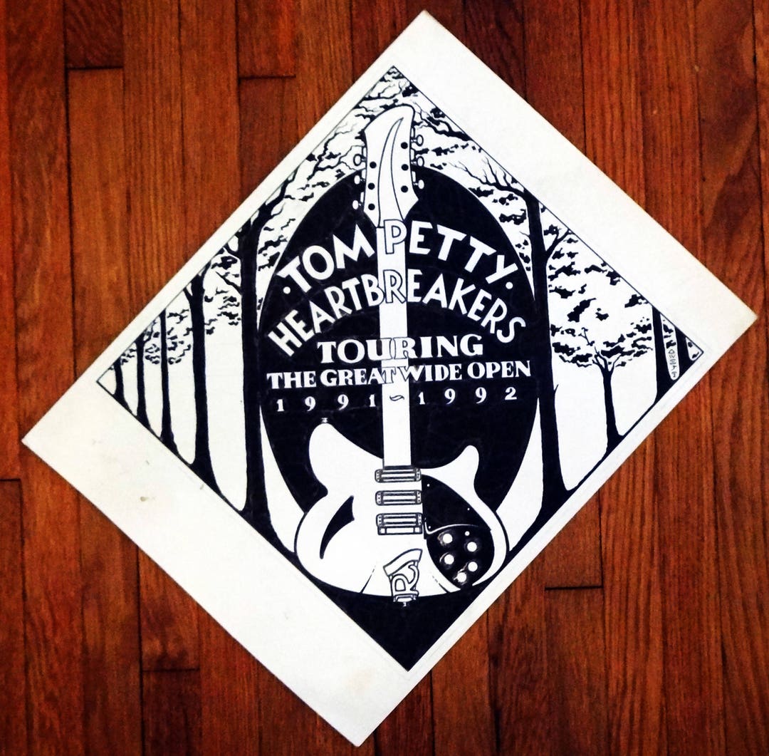 Tom Petty and the Heartbreakers Original Pen & Ink Production Artwork ...