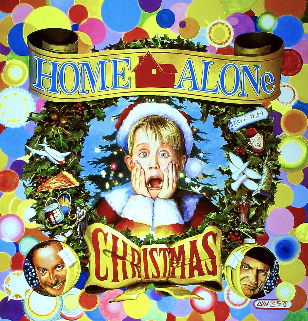 Home Alone Christmas Original Acrylic Painting 50" X 40" - Etsy Canada
