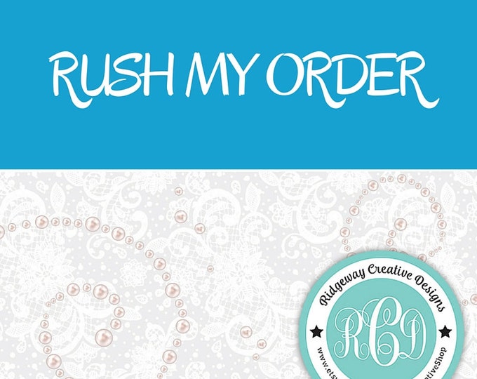 24 Hour Rush Order + Priority Mail USPS Shipping (continental US Orders Only) - Etsy