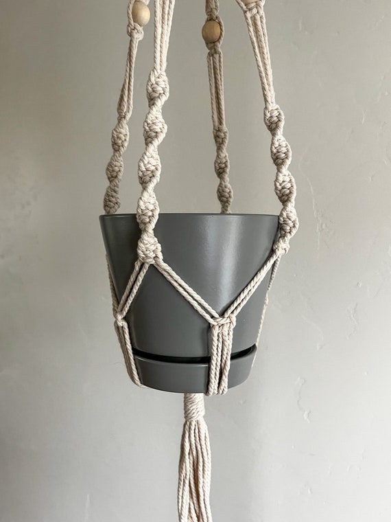 Hanging Macrame Planter Holder - Etsy