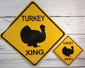 Turkey with sign | Etsy
