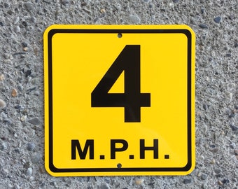 Speed limit sign | Etsy