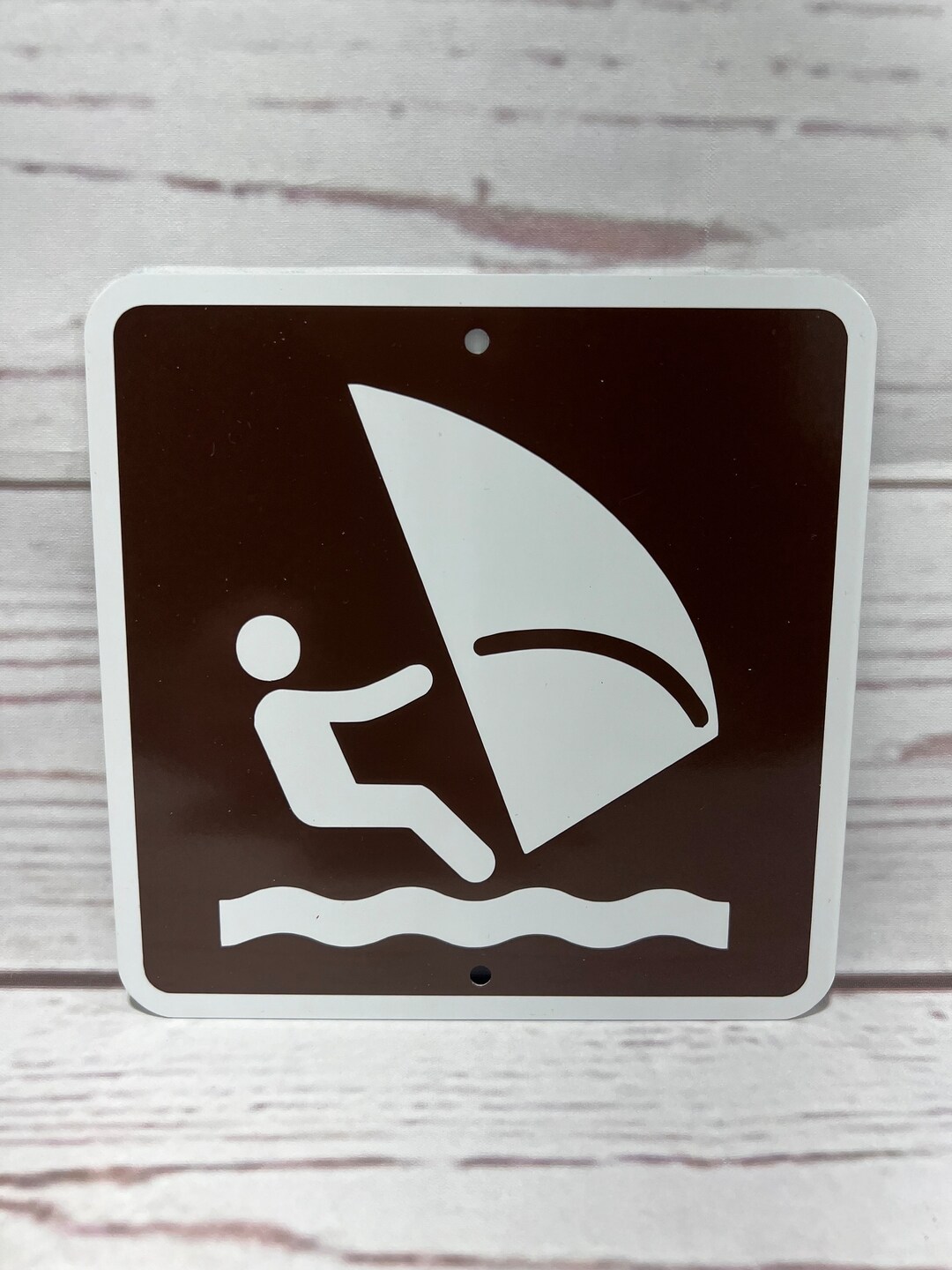 Windsurfing Metal Parks & Recreation Outdoor Water Sports Sign 6"x6" or ...