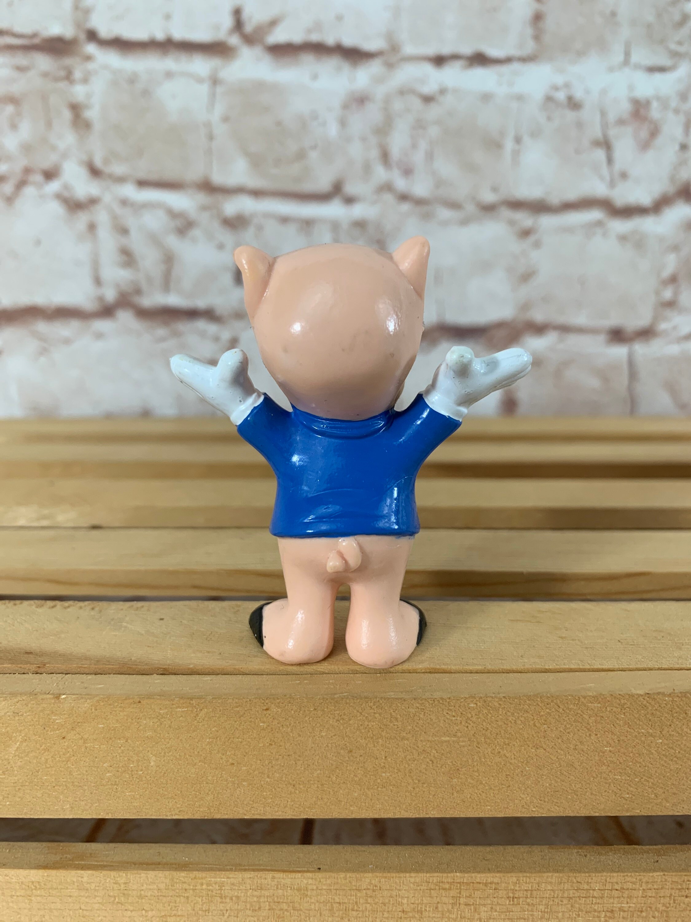 Vintage 1990 Porky Pig showtime PVC Figure Toy by Applause | Etsy