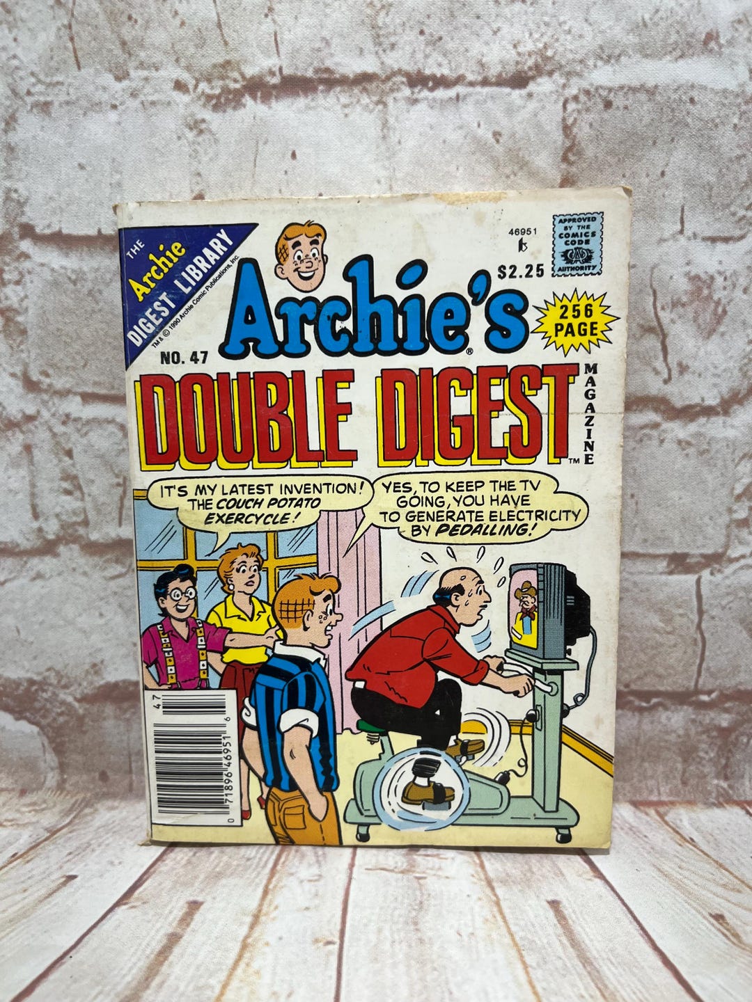 Vintage No. 47 July 1990 Archie’s Double Digest Magazine Comic Book 256 ...