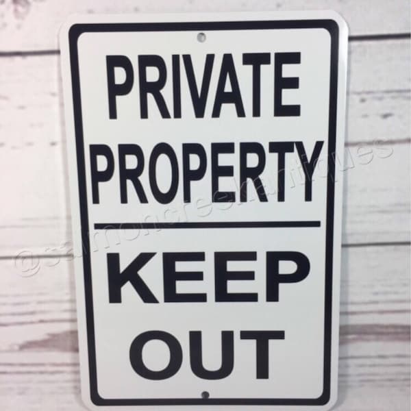 Property Signs - Etsy