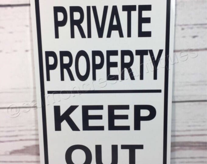 Keep Out With Skull & Crossbones Warning Sign Private Property Kids ...