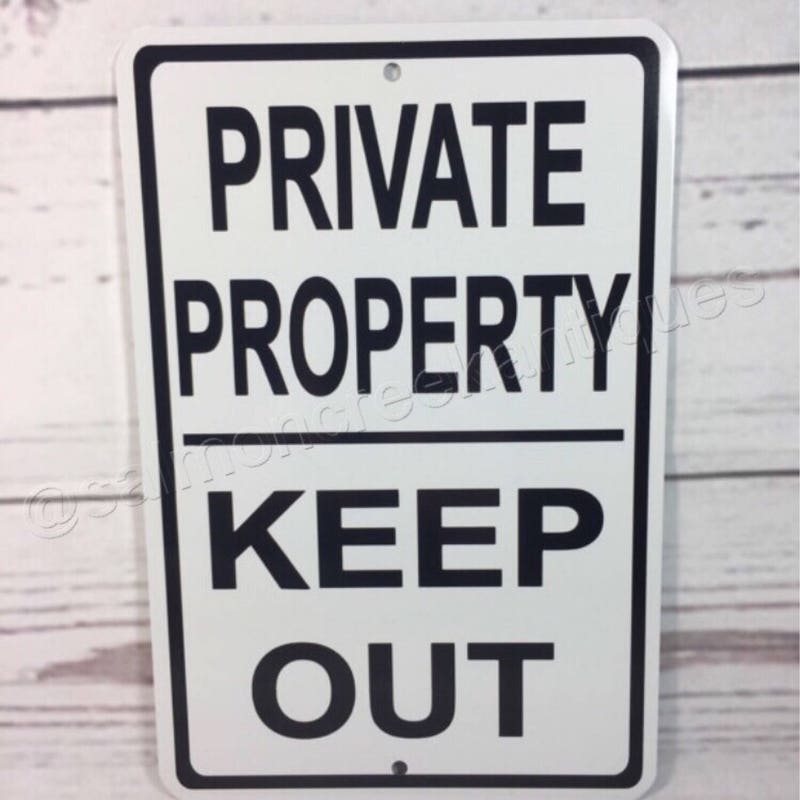 Private Property - Etsy