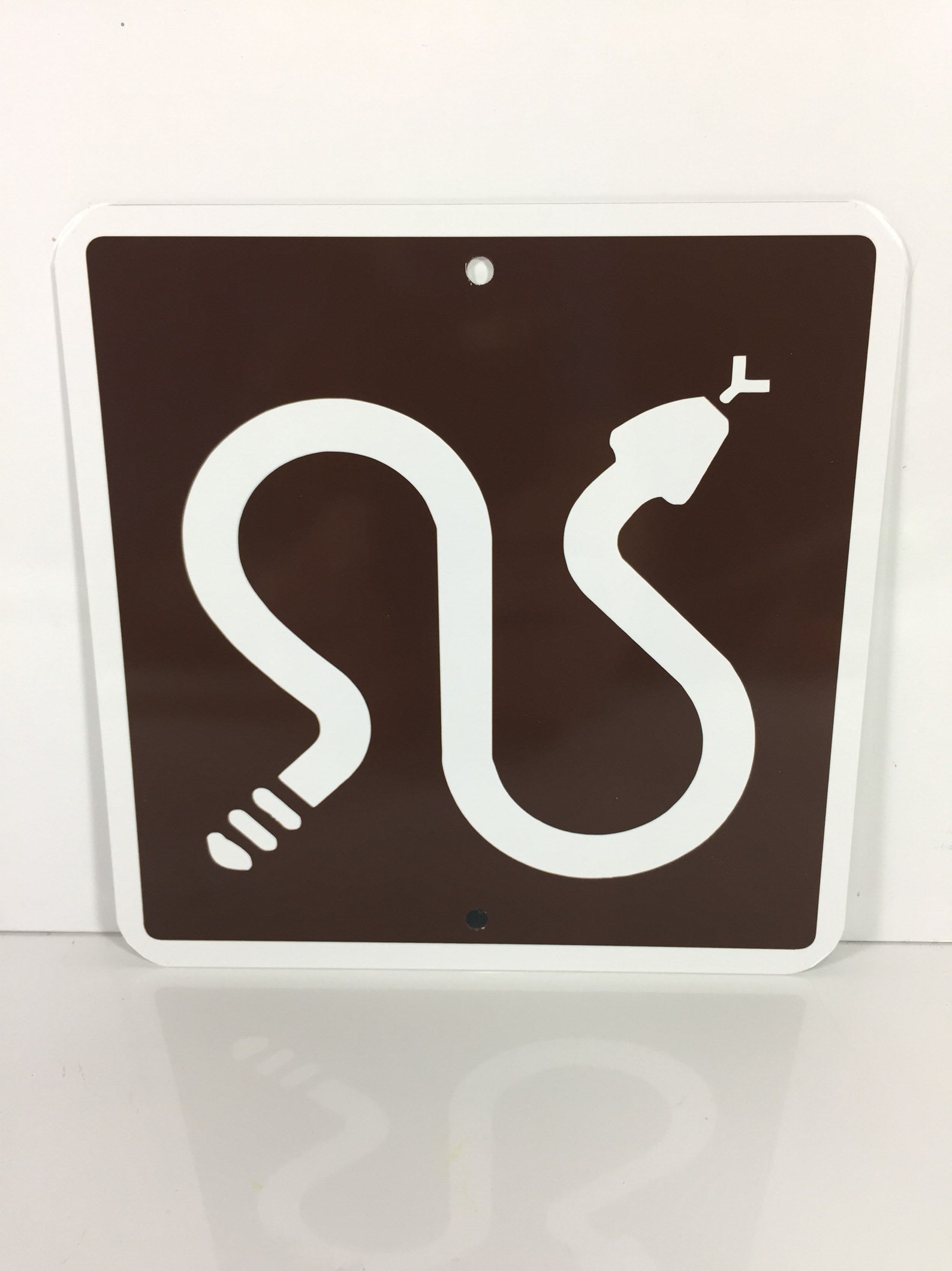 Rattlesnake Crossing Metal Park Snake Sign 6x6 or - Etsy