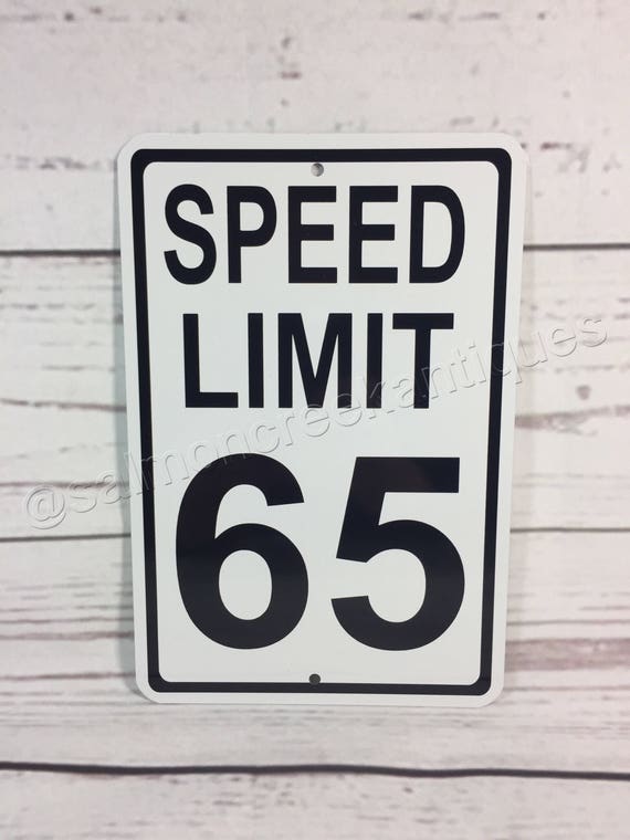 Speed Limit Sign 65