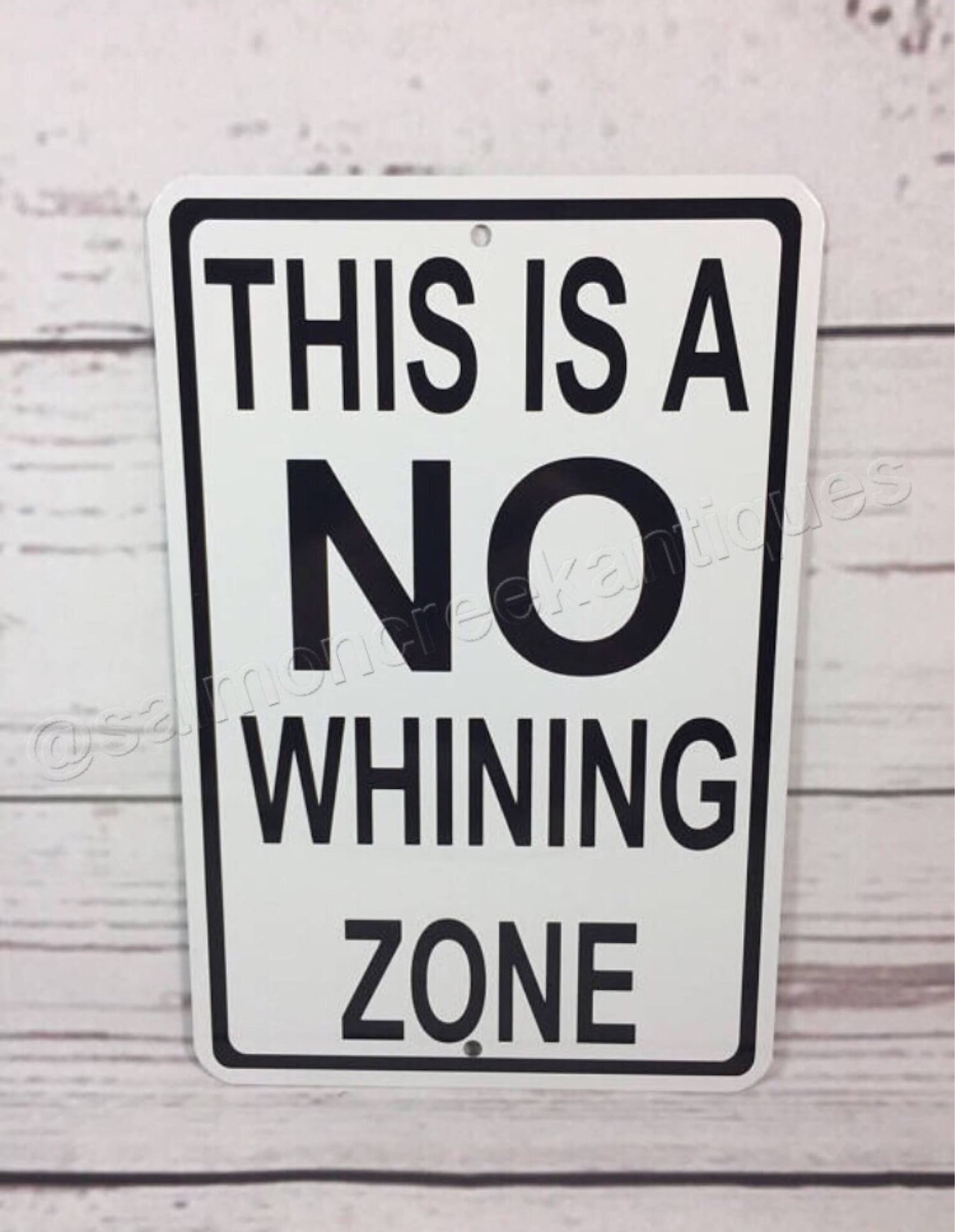 This is a No Whining Zone Metal Funny Sign NEW 3 Sizes - Etsy